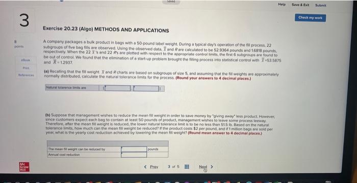 Solved Exercise 20.23 (Algo) METHODS AND APPLICATIONS A | Chegg.com