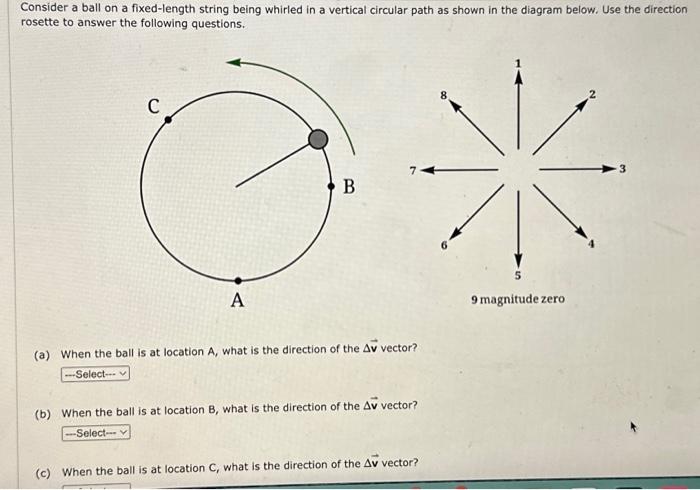 Solved Consider a ball on a fixed-length string being | Chegg.com