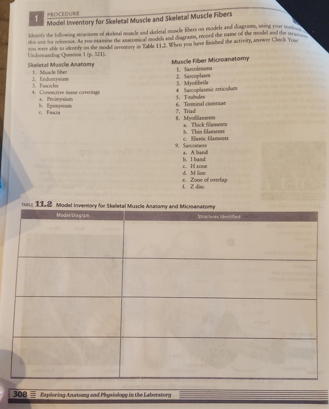 Solved Model Inventory for Skeletal Muscle and Skeletal | Chegg.com