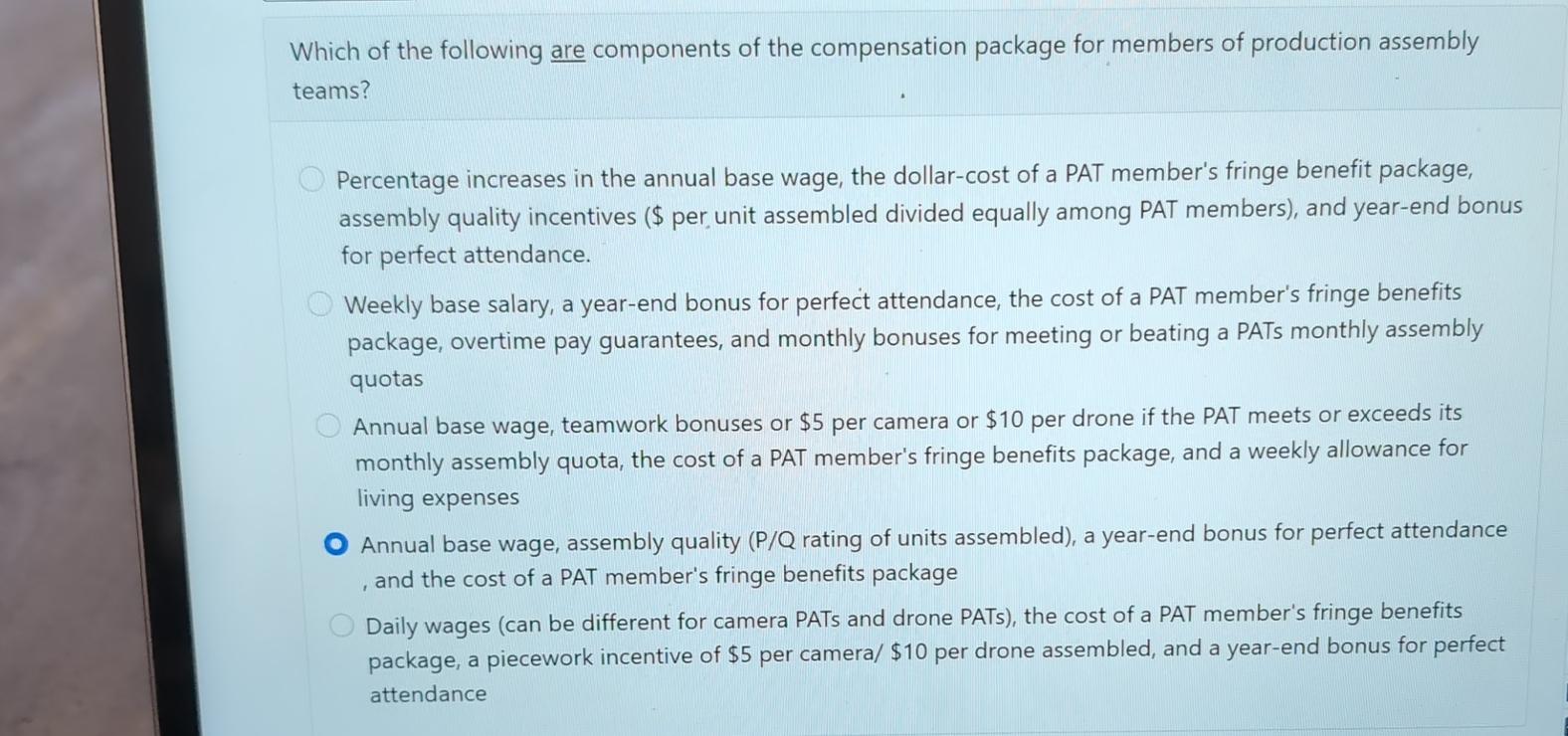 Solved Which of the following are components of the | Chegg.com