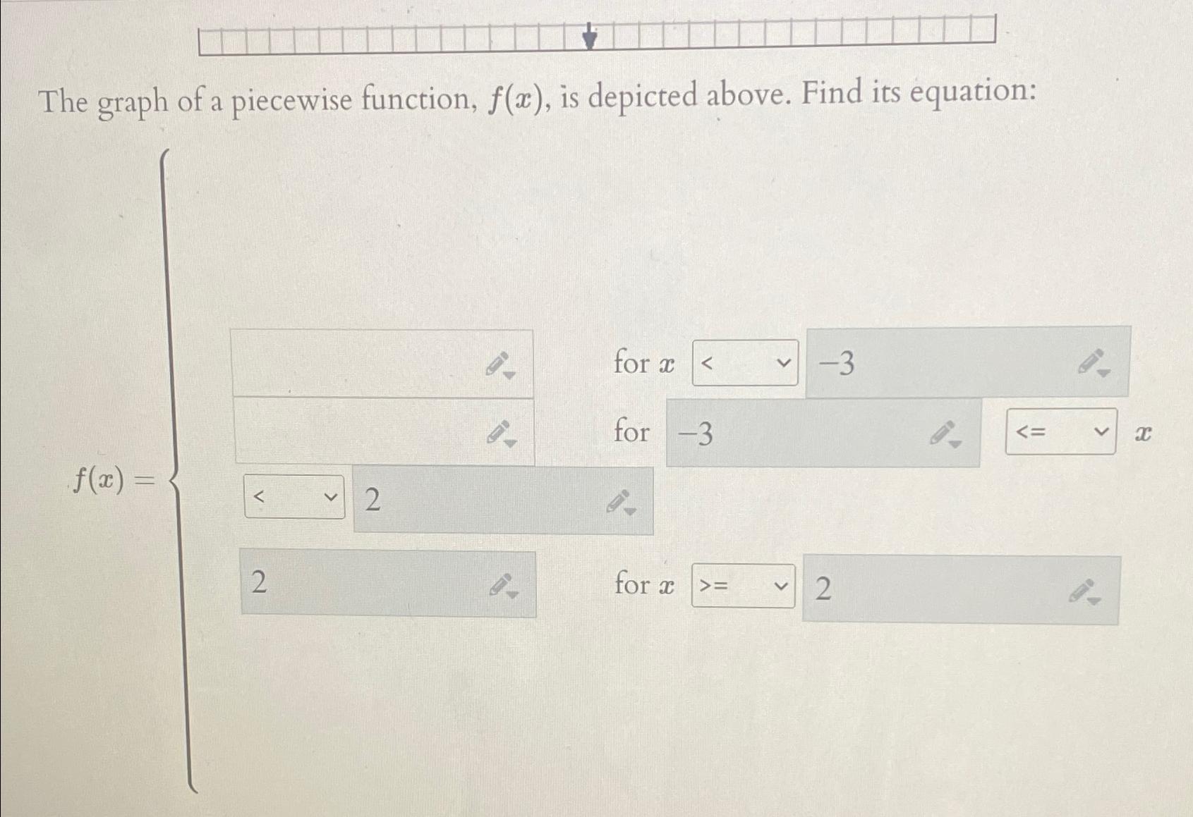 The graph of a piecewise function, f(x), ﻿is depicted | Chegg.com