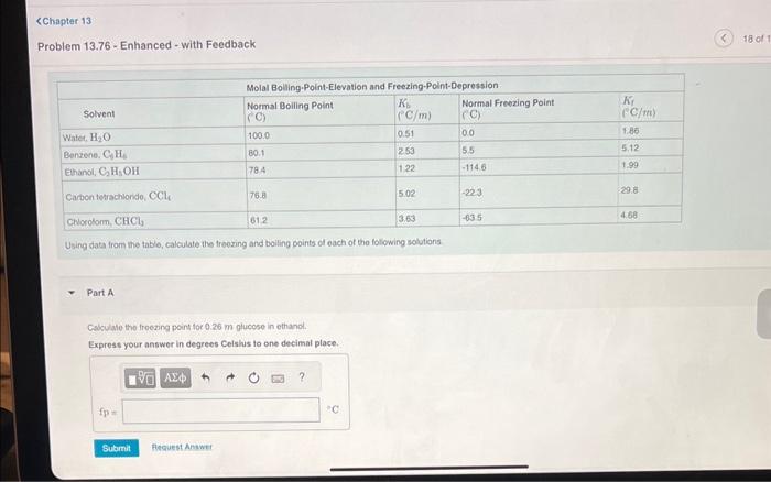 Solved Problem 13.76 - Enhanced - with Feedback Using data | Chegg.com
