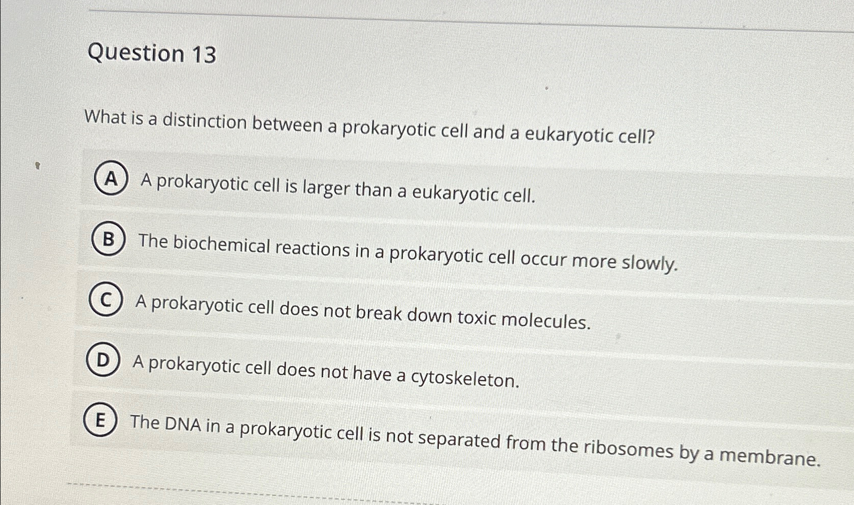 Solved Question 13What is a distinction between a | Chegg.com