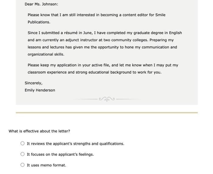 Solved 5. Preparing Additional Employment Documents You | Chegg.com