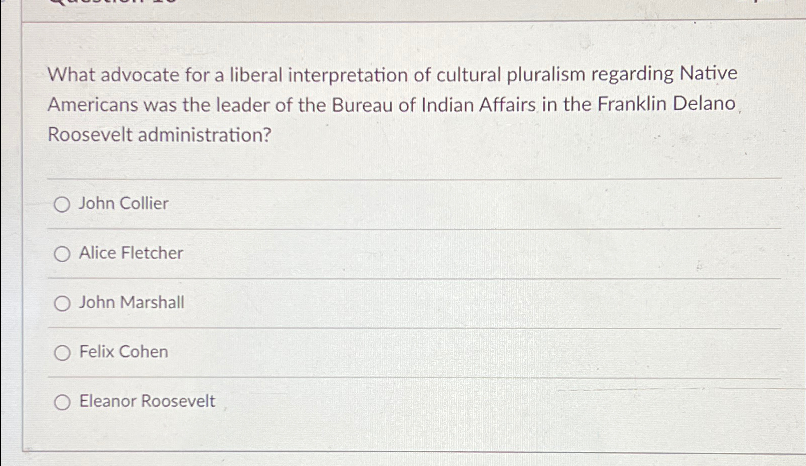 Solved What advocate for a liberal interpretation of | Chegg.com