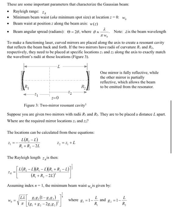 Solved Introduction In some lasers, the monochromatic light | Chegg.com
