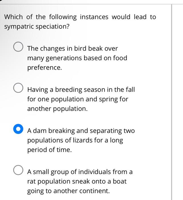 Solved Which of the following instances would lead to | Chegg.com