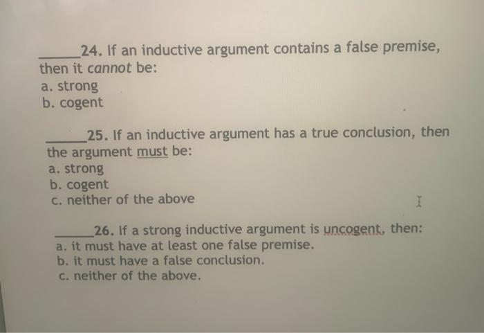 Solved Some of the following arguments are deductive, and | Chegg.com
