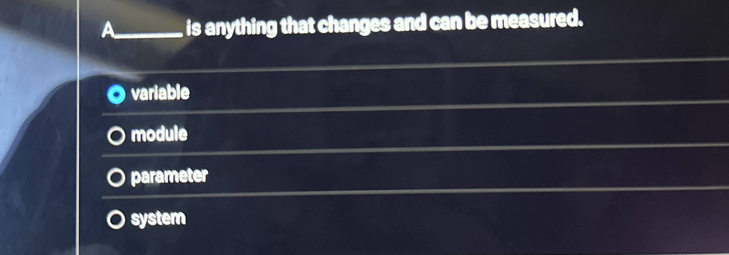 Solved Ais anything that changes end can be | Chegg.com