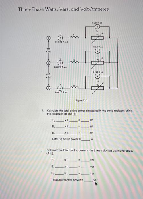 Three-Phase Watts, Vars, and Volt-Amperes Figure | Chegg.com