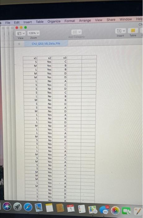 The accompanying data file contains three variables, | Chegg.com
