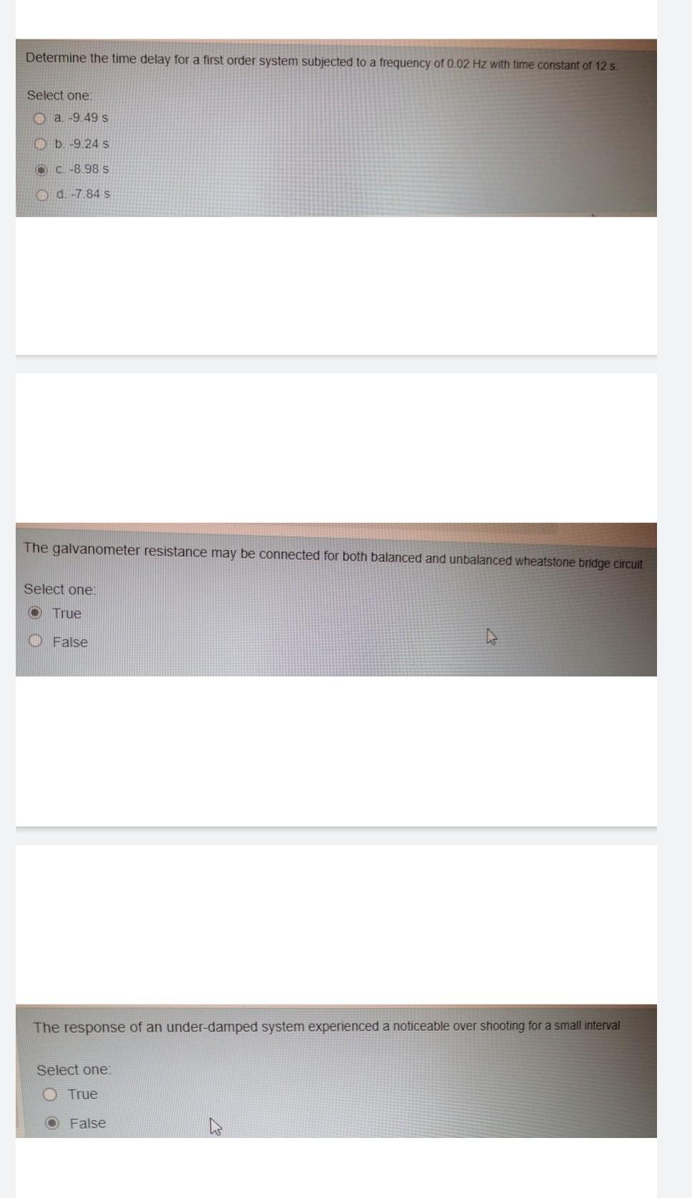 Solved Determine the time delay for a first order system | Chegg.com