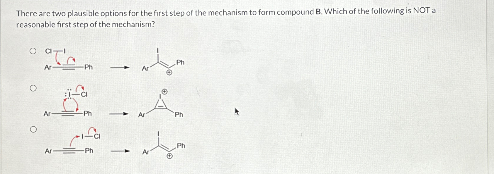 Solved In the following reaction, iodine monochloride (ICI) | Chegg.com
