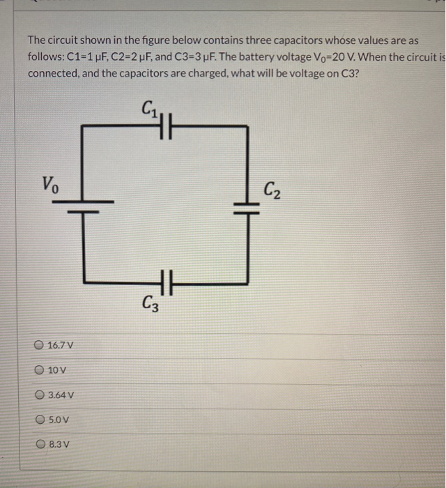 Solved The circuit shown in the figure below contains three | Chegg.com