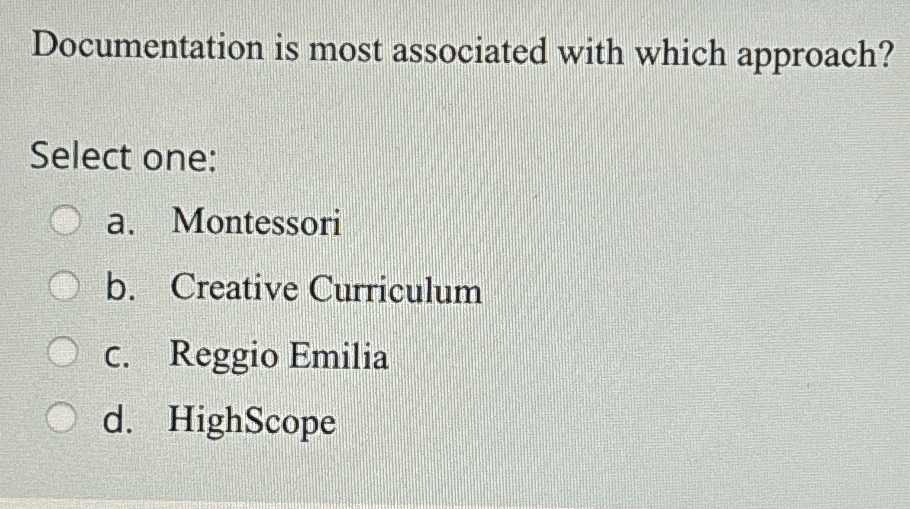 Solved Documentation is most associated with which | Chegg.com