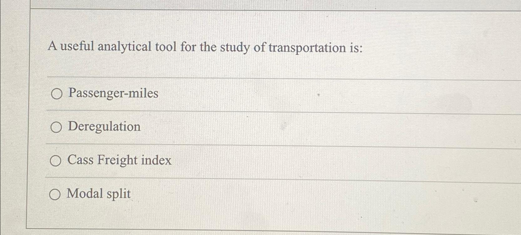 Solved A useful analytical tool for the study of | Chegg.com