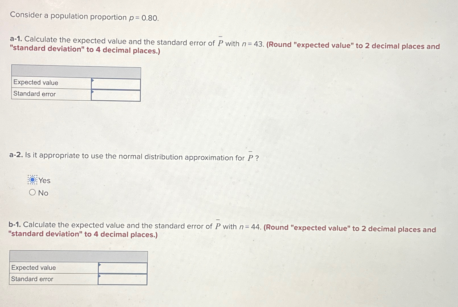 Solved Consider a population proportion p=0.80.a-1. | Chegg.com