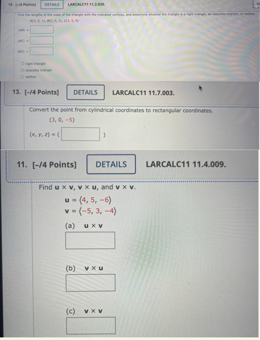 Solved 14. 1-/4 Points DETAILS LARCALC11 11.2.029 Find the | Chegg.com Solved 14. 1-/4 Points DETAILS LARCALC11 11.2.029 Find the | Chegg.com