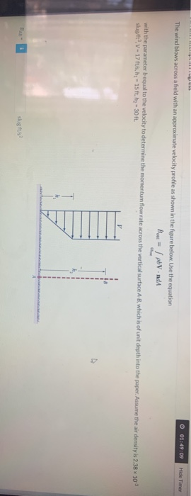 Solved 01:49:09 He Time The wind blows across a field with | Chegg.com