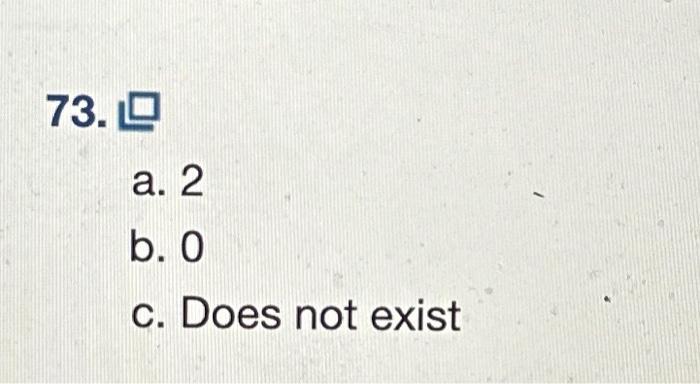 Solved 73 One Sided Limits Let [