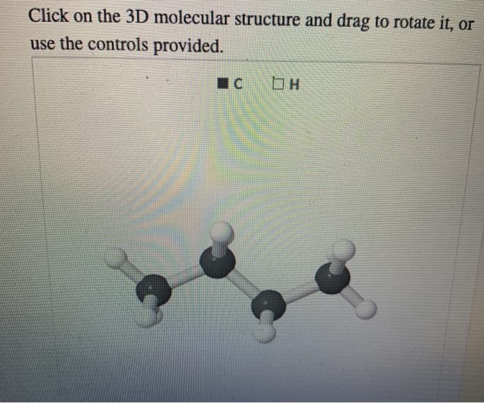 A three-dimensional representation of butane is | Chegg.com