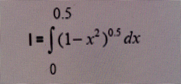 Solved a) Estimate the integral by hand using the Simpson's | Chegg.com