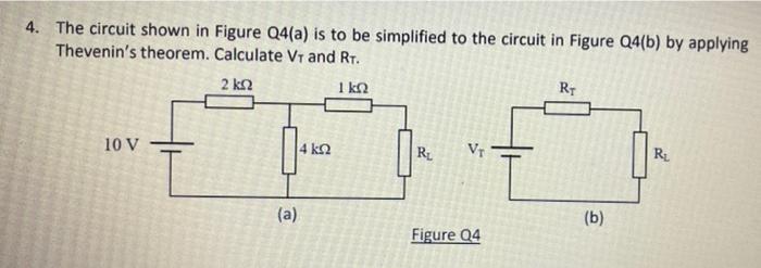 Solved 4. The circuit shown in Figure Q4(a) is to be | Chegg.com