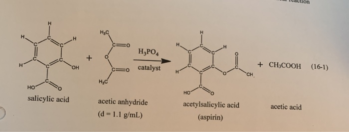 Solved Synthesis of Aspirin Prelaboratory Assignment Name | Chegg.com