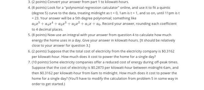 Solved 4. (8 points) Look for a "polynomial regression | Chegg.com