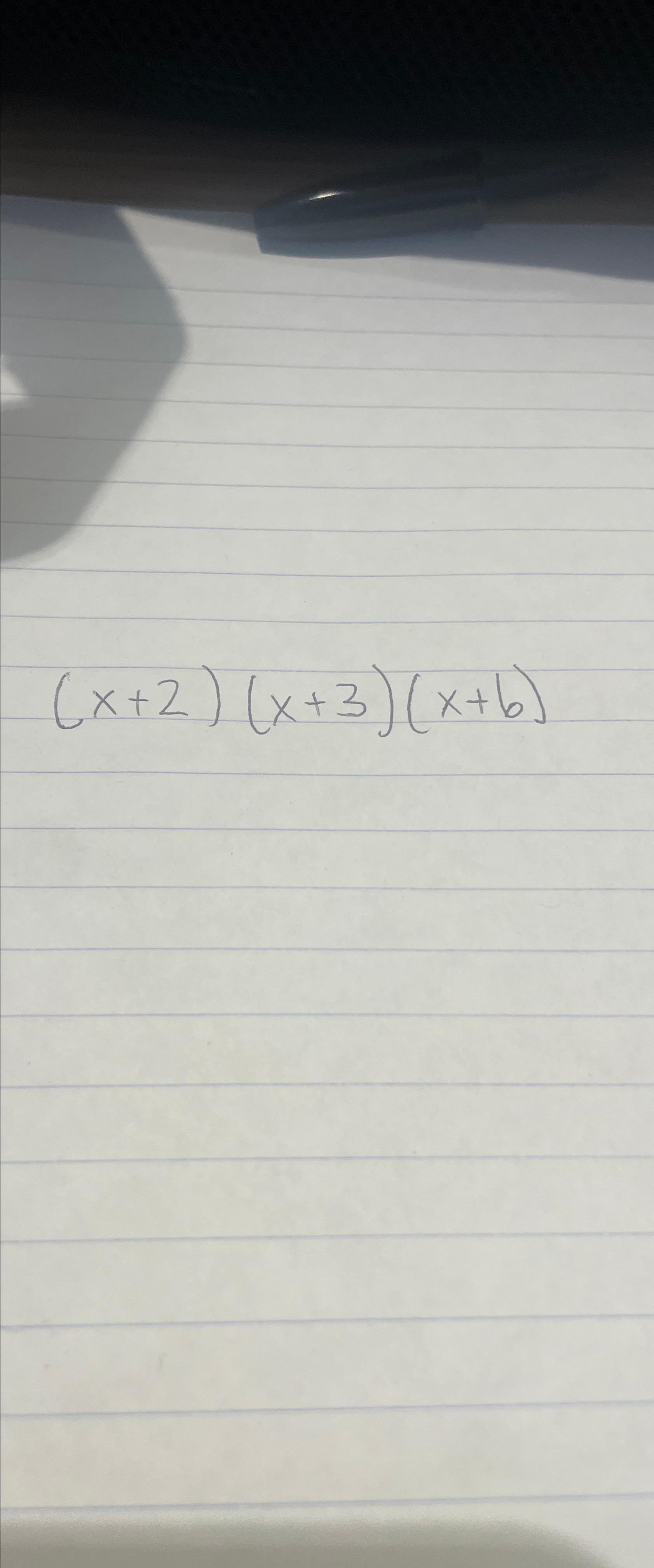Solved (x+2)(x+3)(x+6) | Chegg.com