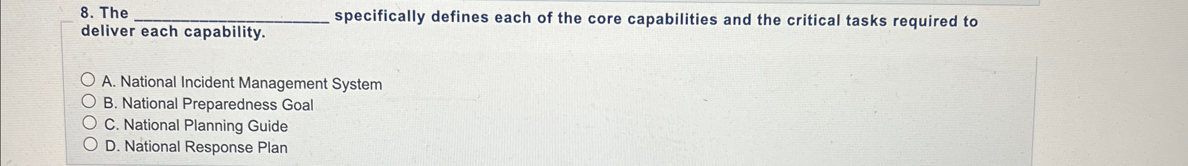 Solved The q, ﻿specifically defines each of the core | Chegg.com