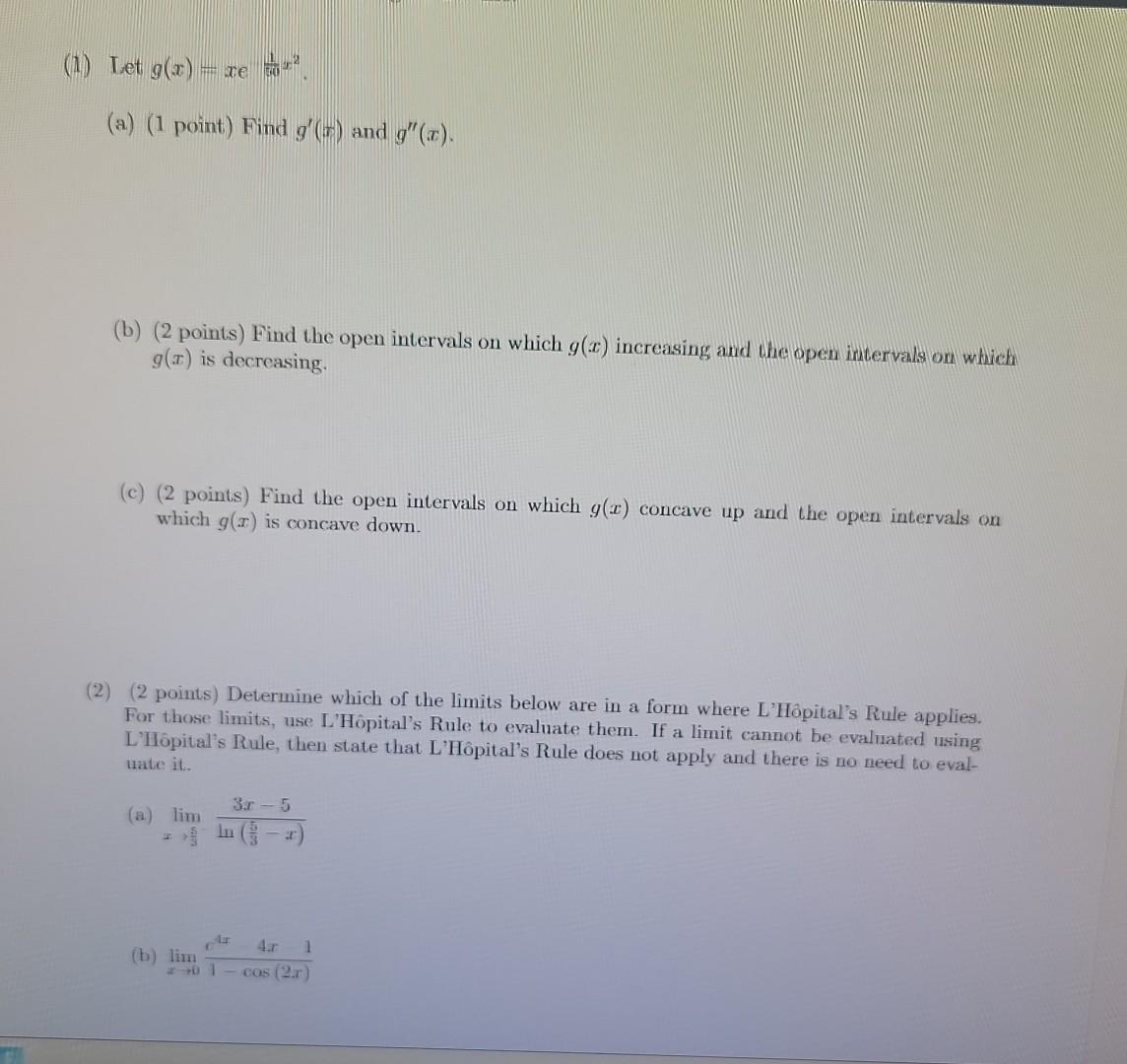 (3) (3 points) The function f(x) is differentiable at | Chegg.com