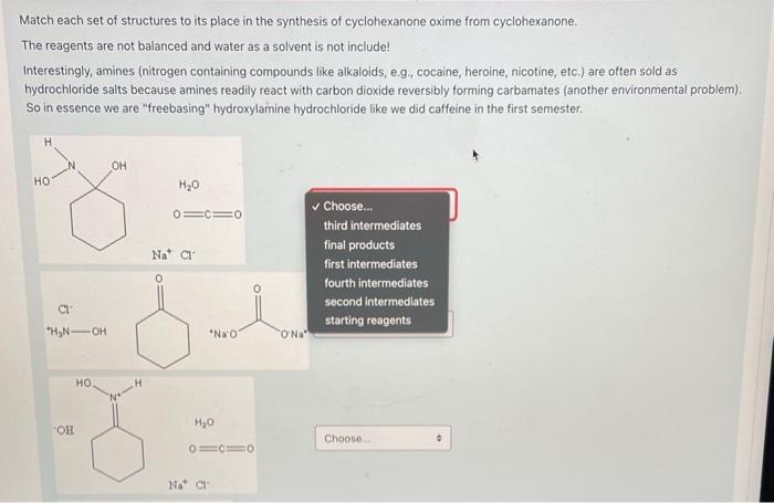 Solved Match each set of structures to its place in the | Chegg.com