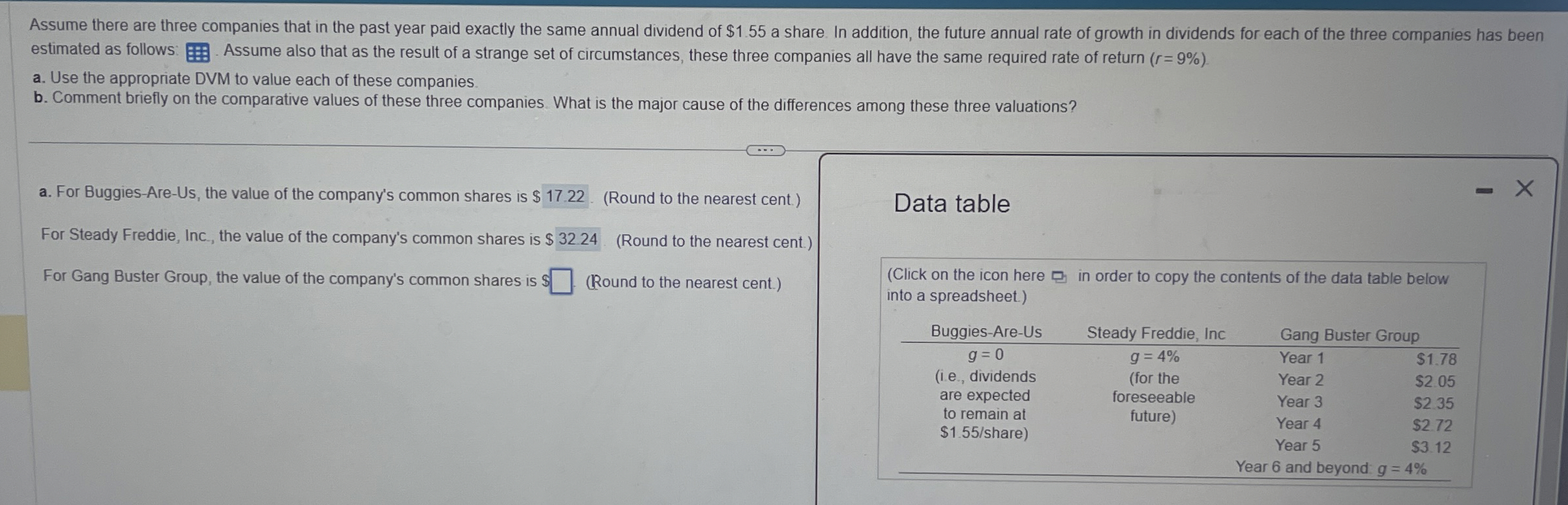 Solved Assume there are three companies that in the past | Chegg.com