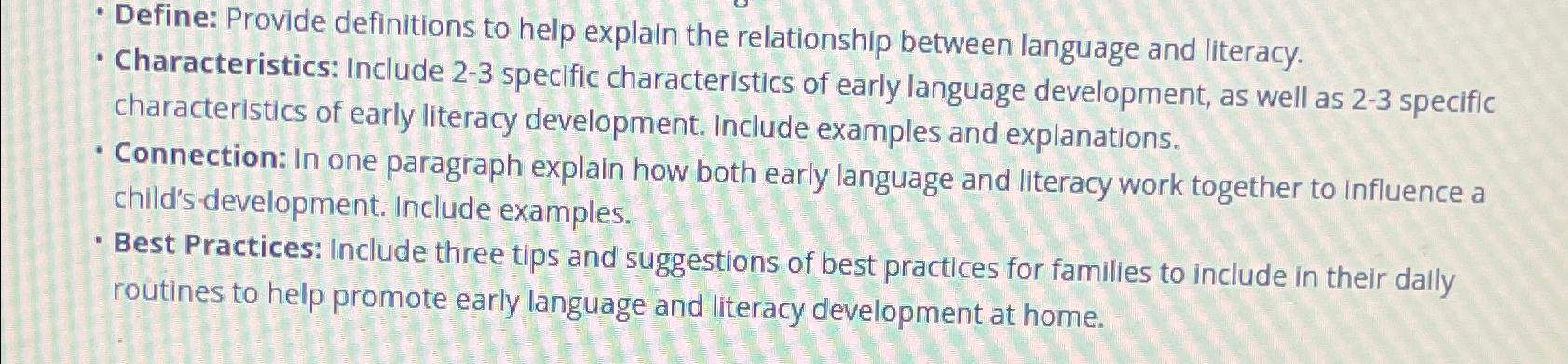 Solved Define: Provide definitions to help explain the | Chegg.com
