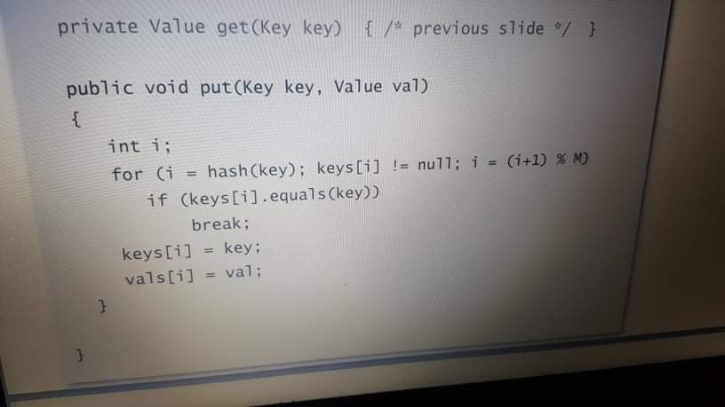 Solved Implement an eager delete() method for linear probing | Chegg.com