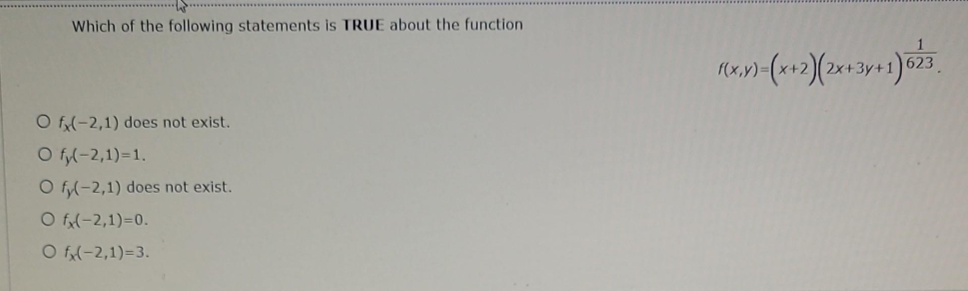 Solved Which of the following statements is TRUE about the | Chegg.com