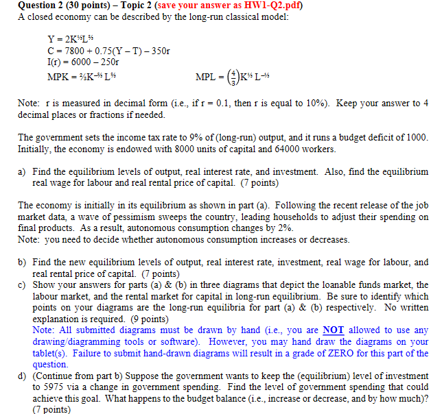 Solved Question 2 (30 ﻿points) - ﻿Topic 2 (save your answer | Chegg.com