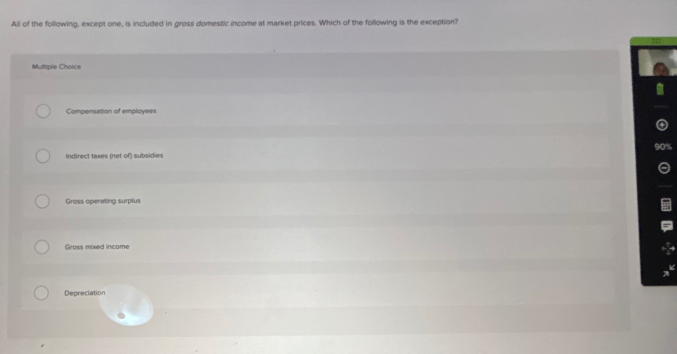 Solved All of the following, except one, is included in | Chegg.com