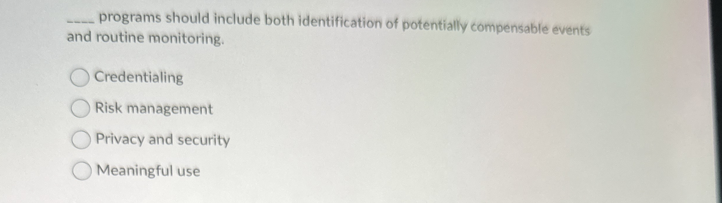 Solved q, ﻿programs should include both identification of | Chegg.com