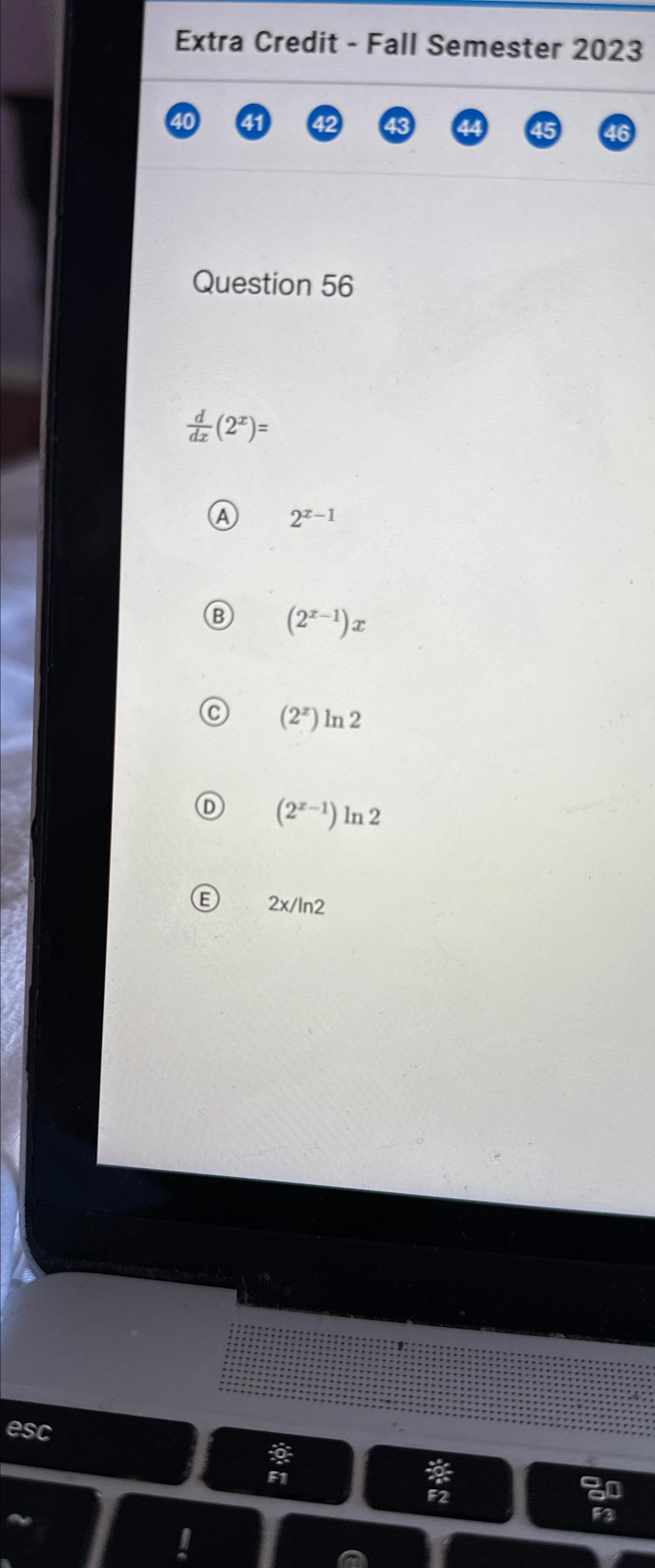 Solved Extra Credit - ﻿Fall Semester 2023Question | Chegg.com