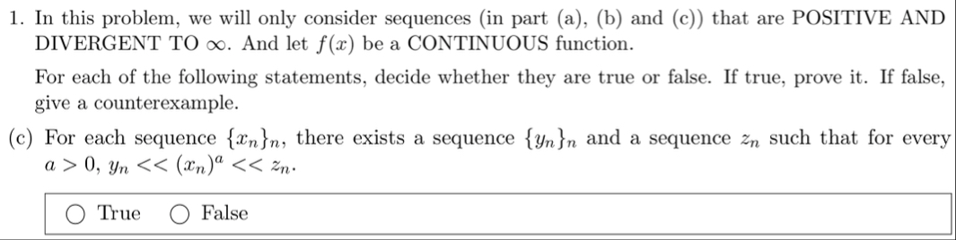 Solved In this problem, we will only consider sequences (in | Chegg.com