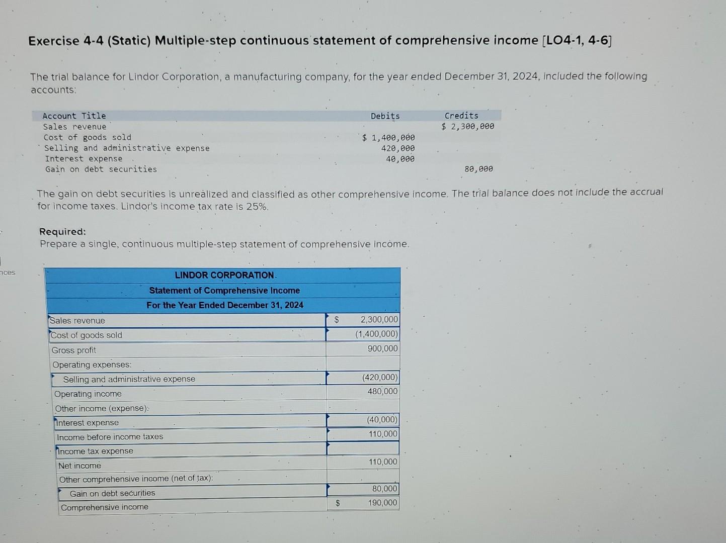 Solved Exercise 4-4 (Static) Multiple-step continuous | Chegg.com