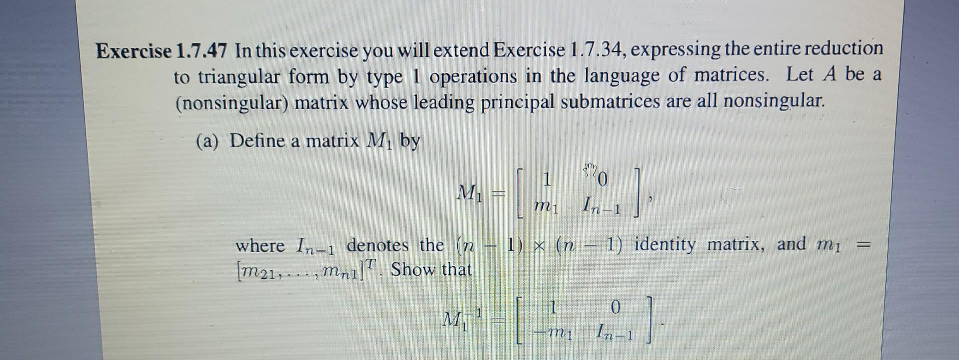 Exercise 1.7.47 In this exercise you will extend | Chegg.com