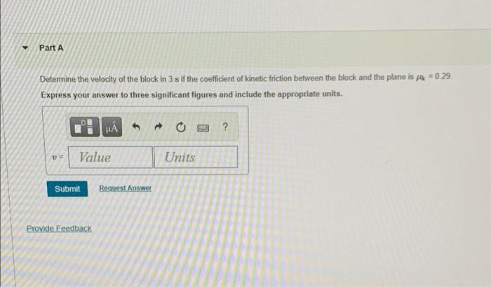 Solved A 25-lb block slides down a 30° inclined plane with | Chegg.com