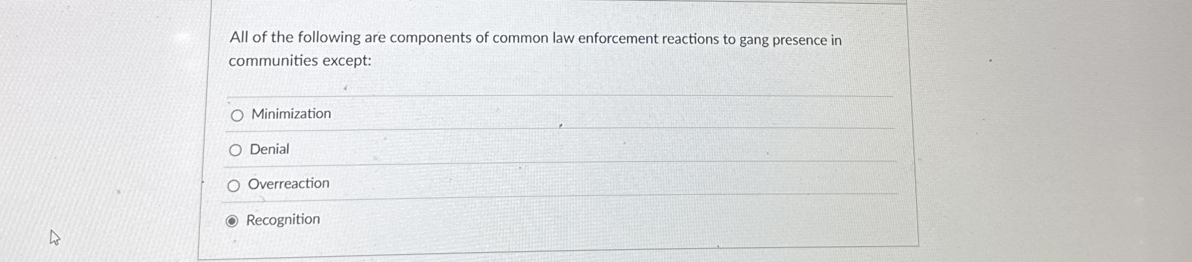 Solved All of the following are components of common law | Chegg.com