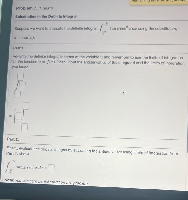 Solved Suppose we want to evaluate the definite integral, | Chegg.com Solved Suppose we want to evaluate the definite integral, | Chegg.com