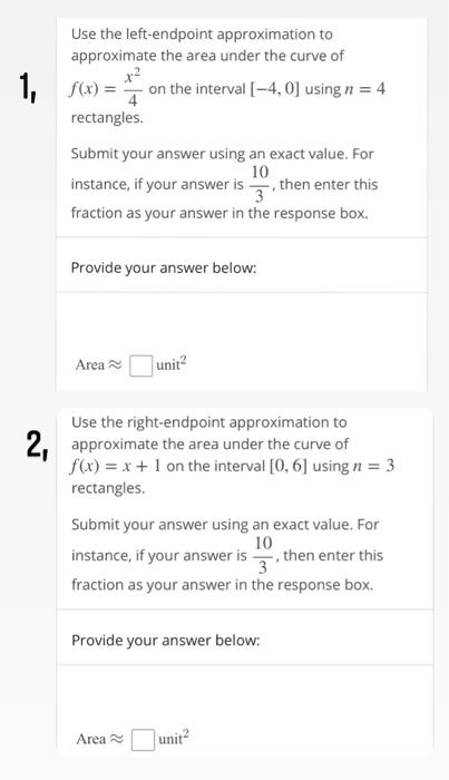 Solved 1, Use the left-endpoint approximation to approximate | Chegg.com