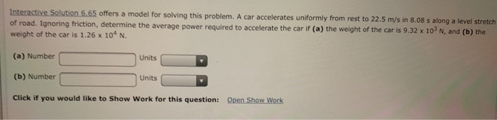 Solved Interactive Solution 6.65 offers a model for solving | Chegg.com