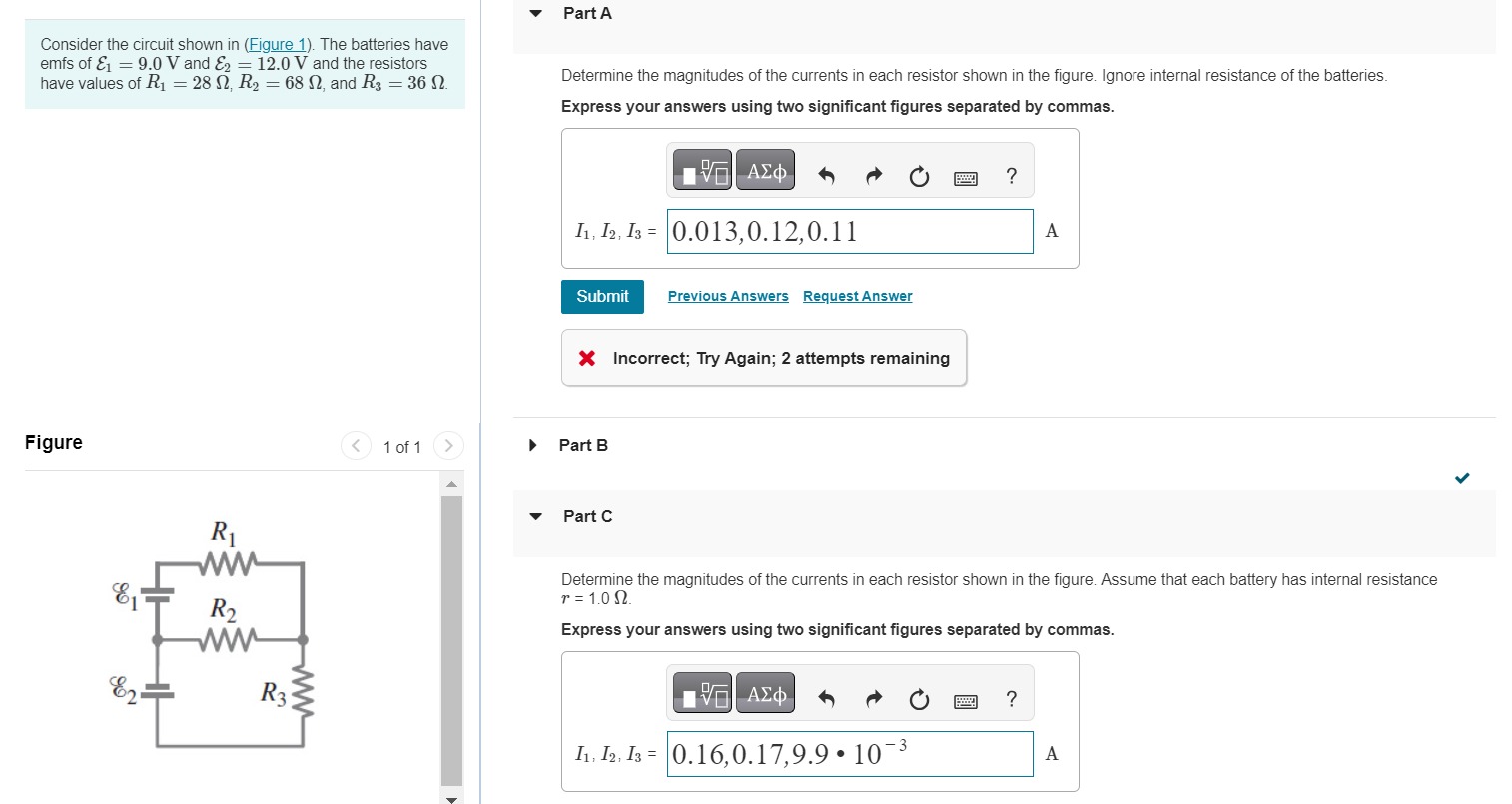 Solved Please answer the part A and Part CPart ADetermine | Chegg.com